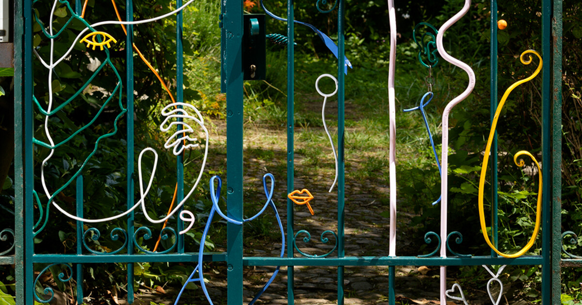 Inauguration de la porte du jardin du CRAC Alsace | CRAC Alsace